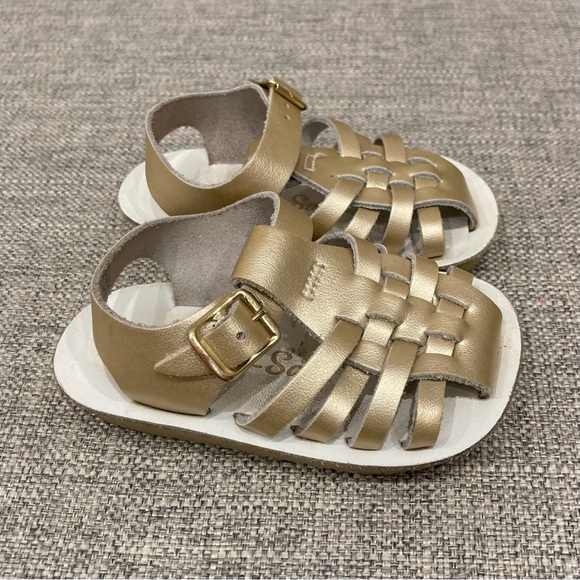 Salt Water Sandals by Hoy | Shoes | Salt Water Sandals By Hoy Gold Kids ...